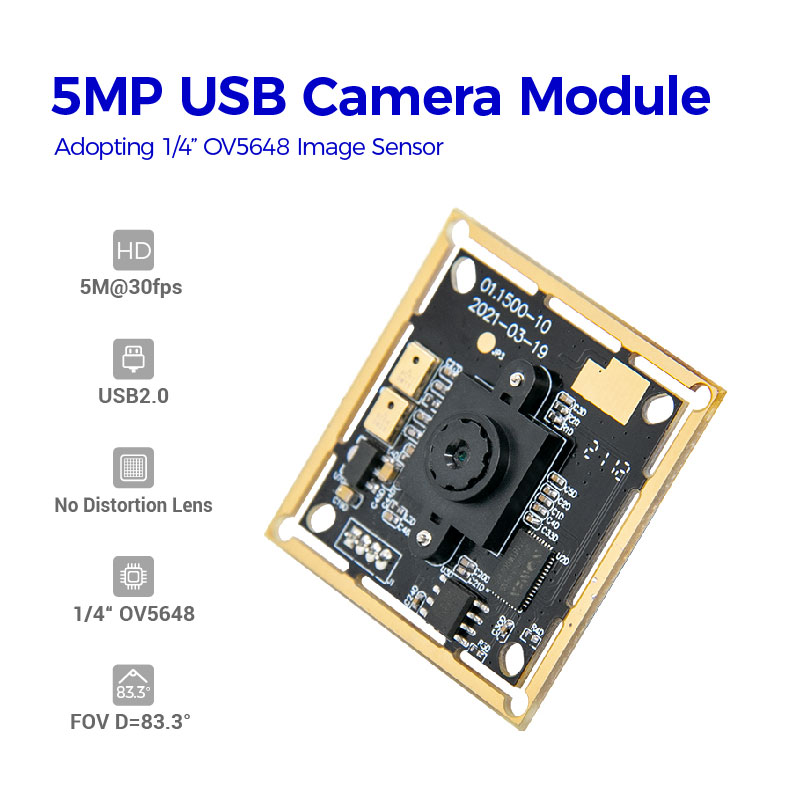 Wholesale 5MP Omnivision OV5648 Camera Module Manufacturer and Supplier | Hampo