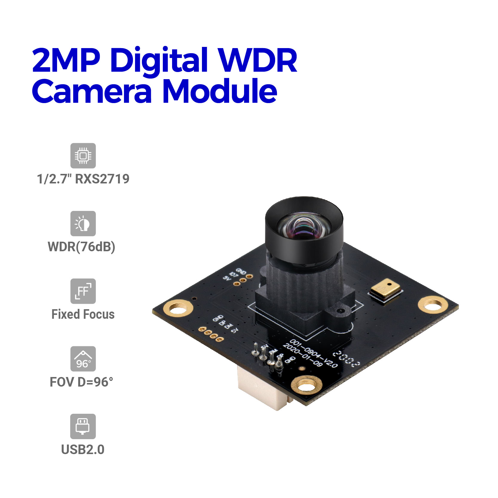 Wholesale 1/2.7Inch RX2719 1080P USB Camera Module Manufacturer and ...