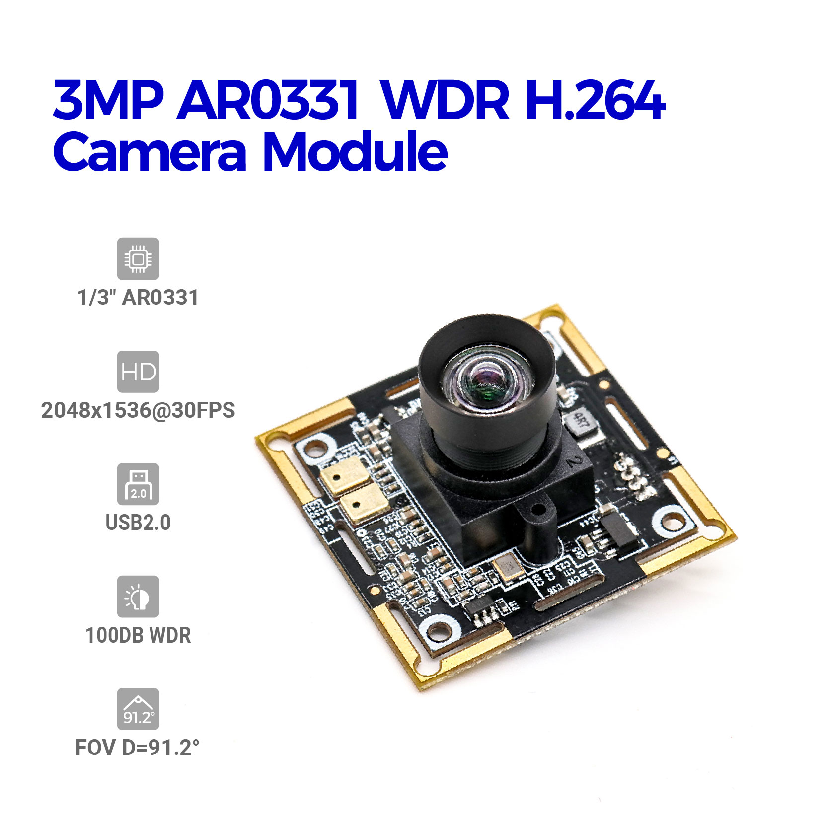 Wholesale 3MP WDR Camera Module with AR0331 Sensor Manufacturer and ...