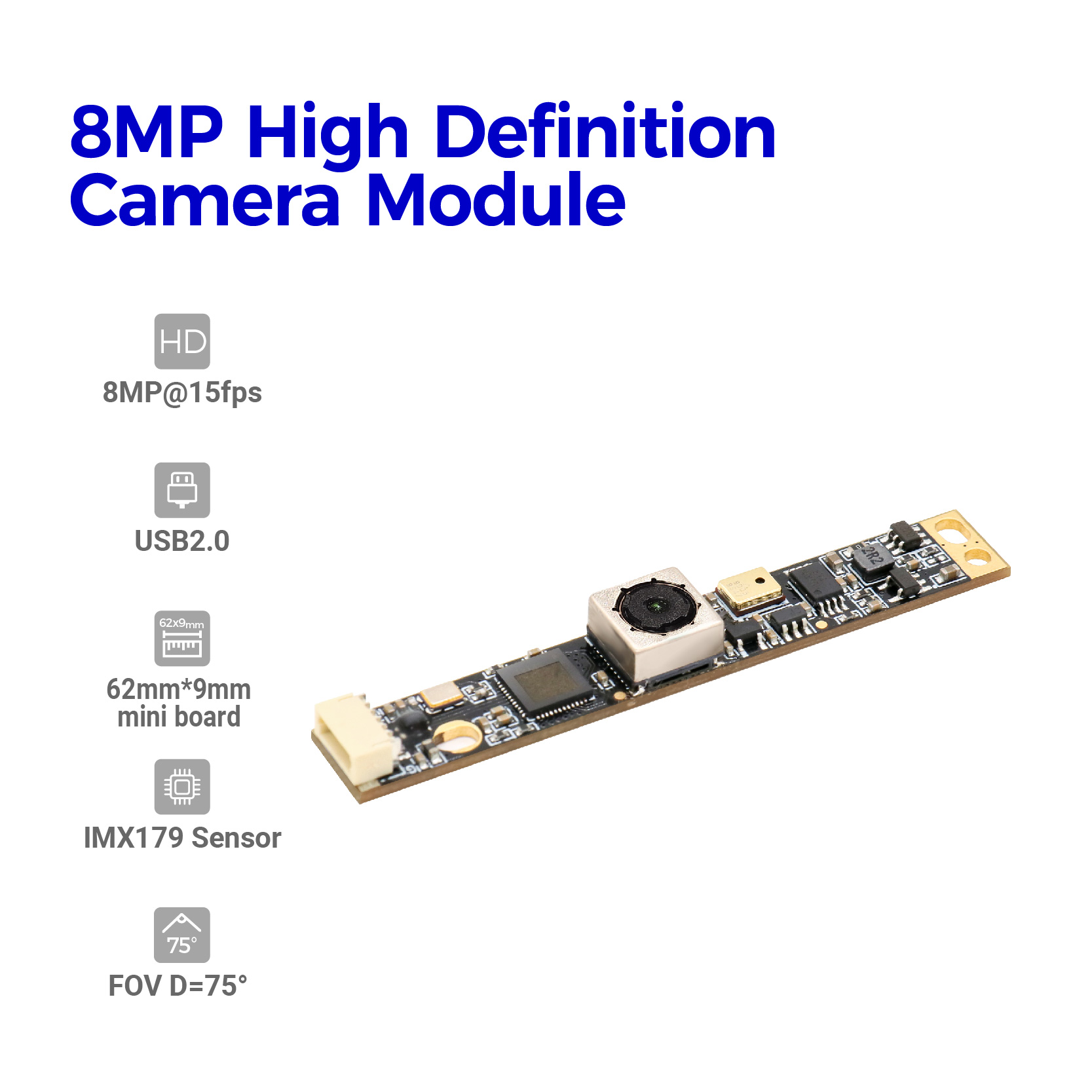 Wholesale 8MP AF Camera Module for Led Display Manufacturer and ...