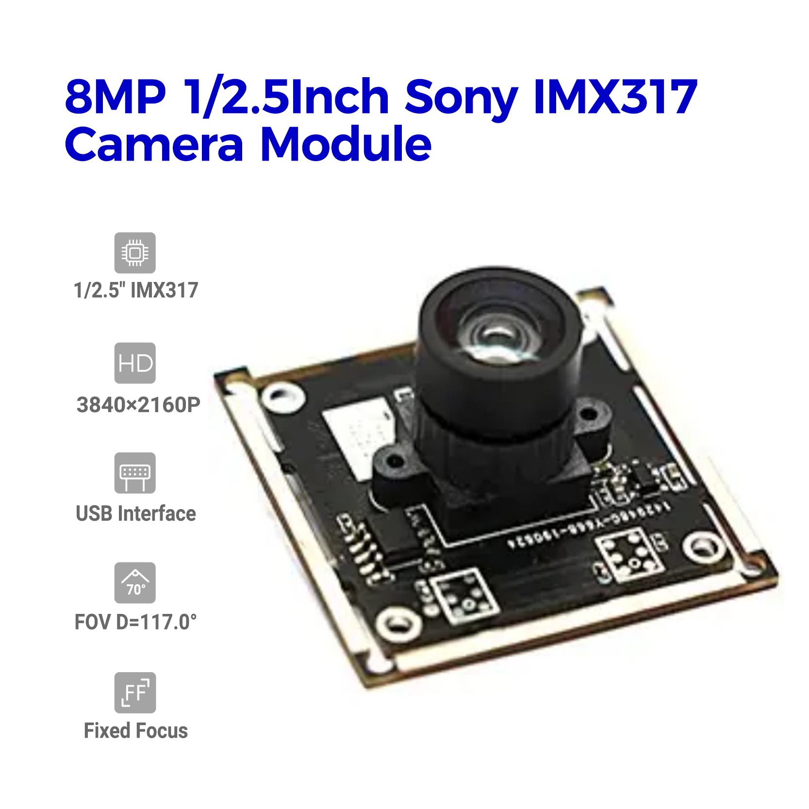 Wholesale 1/2.5 Sony IMX317 8MP USB Camera Module Manufacturer and ...