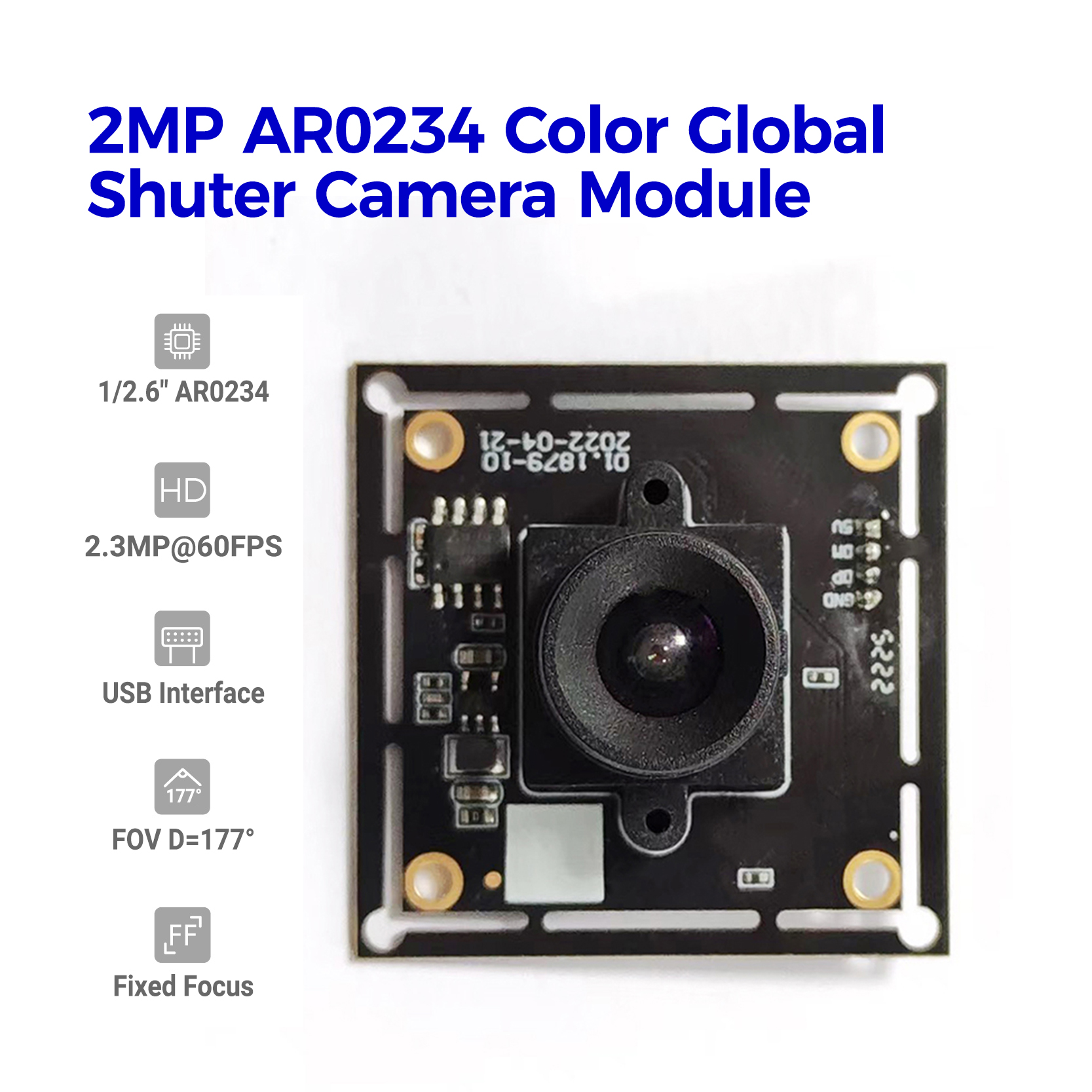 Wholesale 1080P 60fps AR0234 Global Shutter Color Camera Module ...
