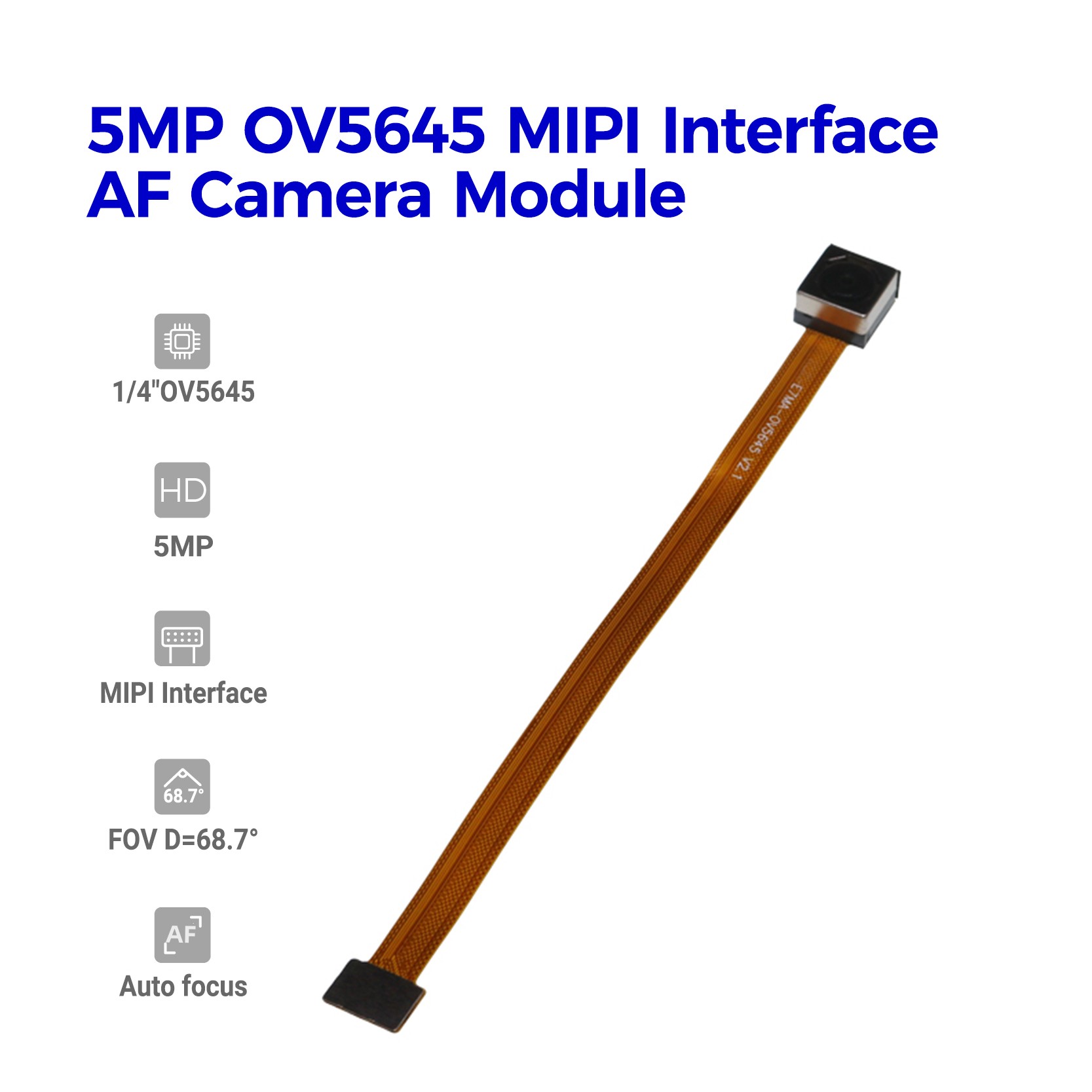 Wholesale OV5645 5 megapixel medical scan code fpc MIPI Camera Module ...
