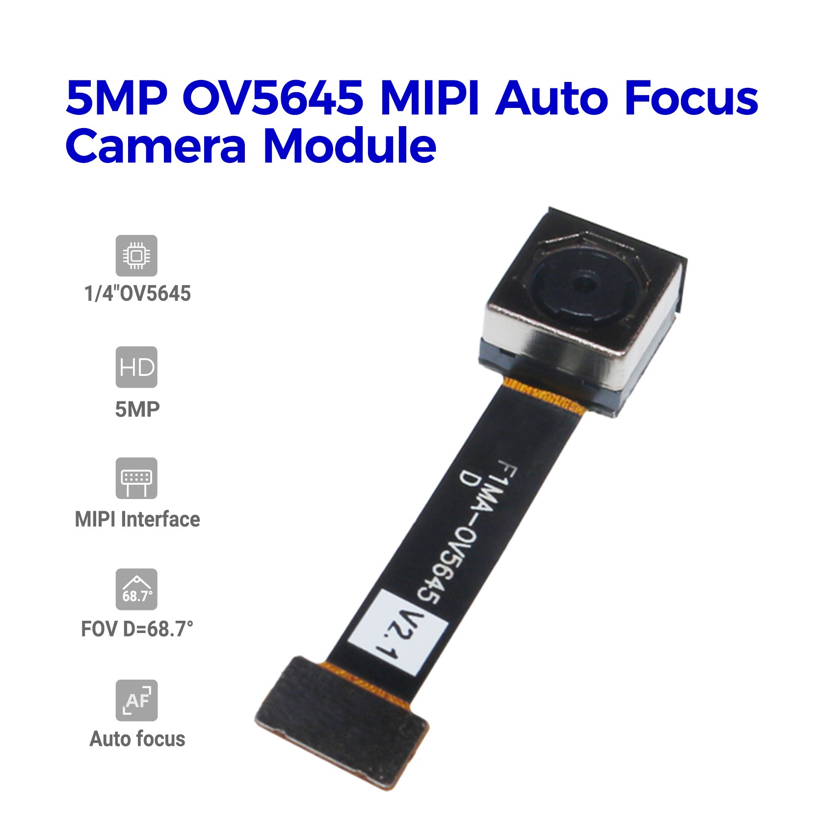 Wholesale 1080P 2K Dvp Mipi Cam Module AF FF Ov5645 ov5640 Cmos Usb 5MP ...