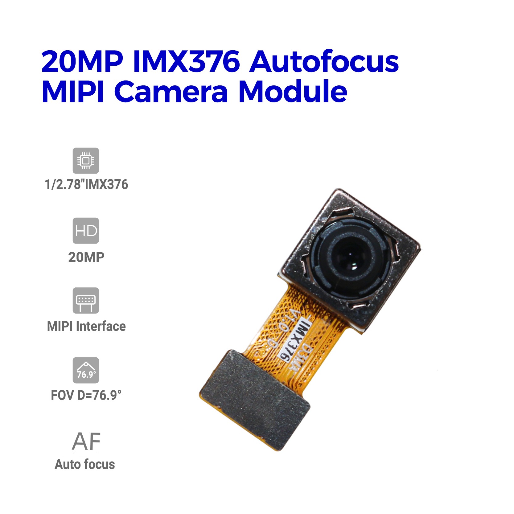 Wholesale 20MP IMX376 High Resolution MIPI Interface AF Camera Module ...