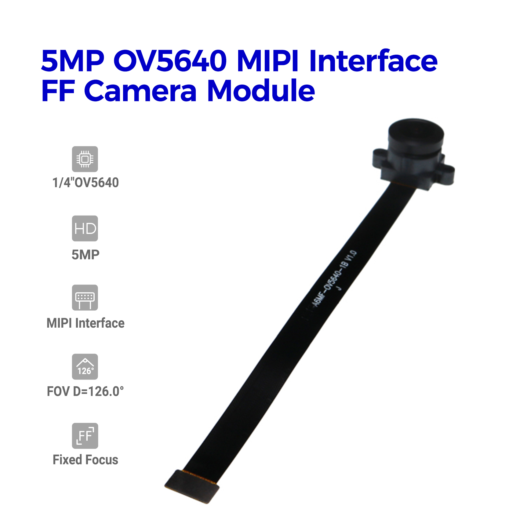 Wholesale 5mp Ov5640 Fixed Focus Mipi Interface Camera Module Manufacturer And Supplier Hampo