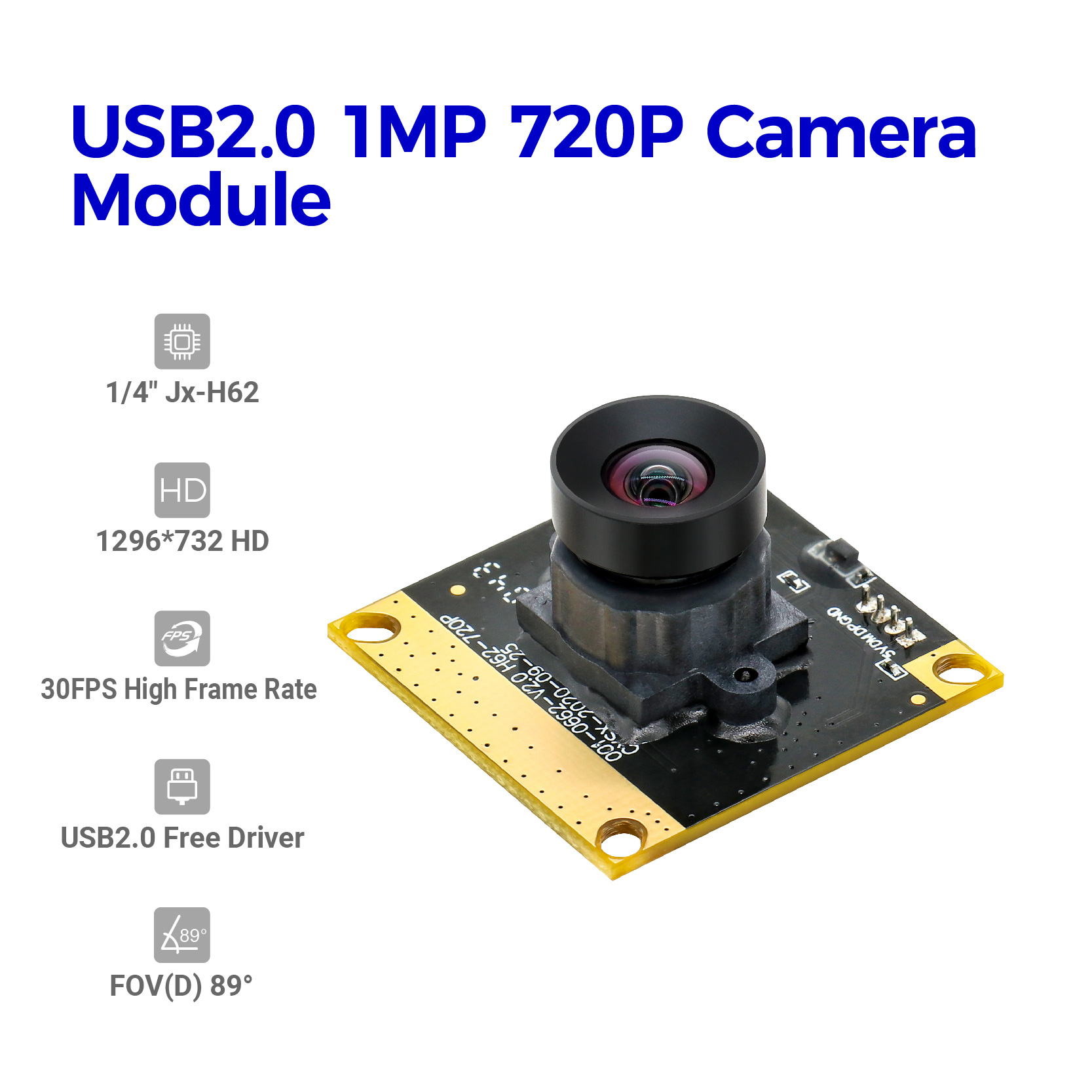 Wholesale Manufacturer Customized HD 720P Robot USB Camera Module Manufacturer and Supplier | Hampo