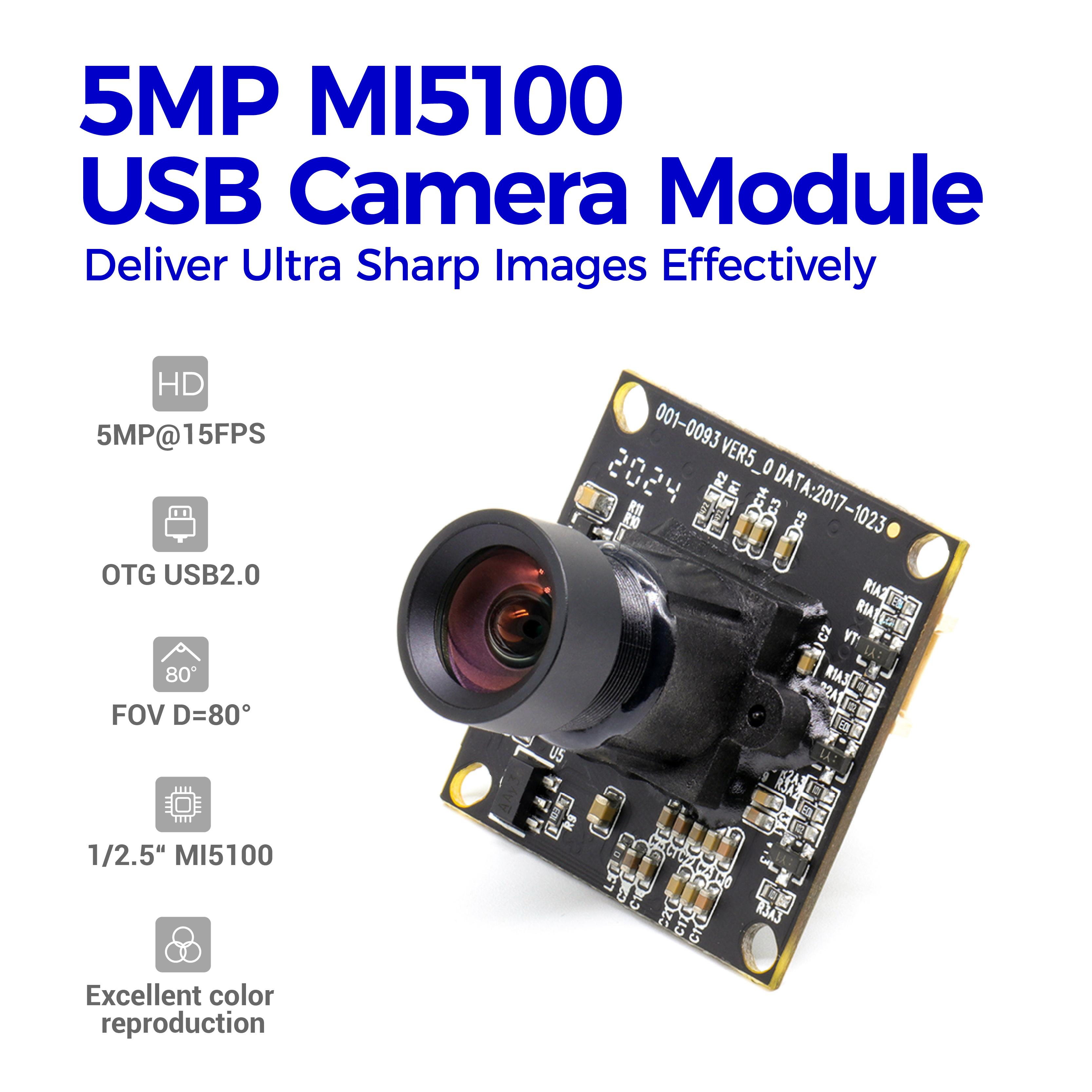 Wholesale 5MP USB Camera Module for Skin Detector Manufacturer and ...